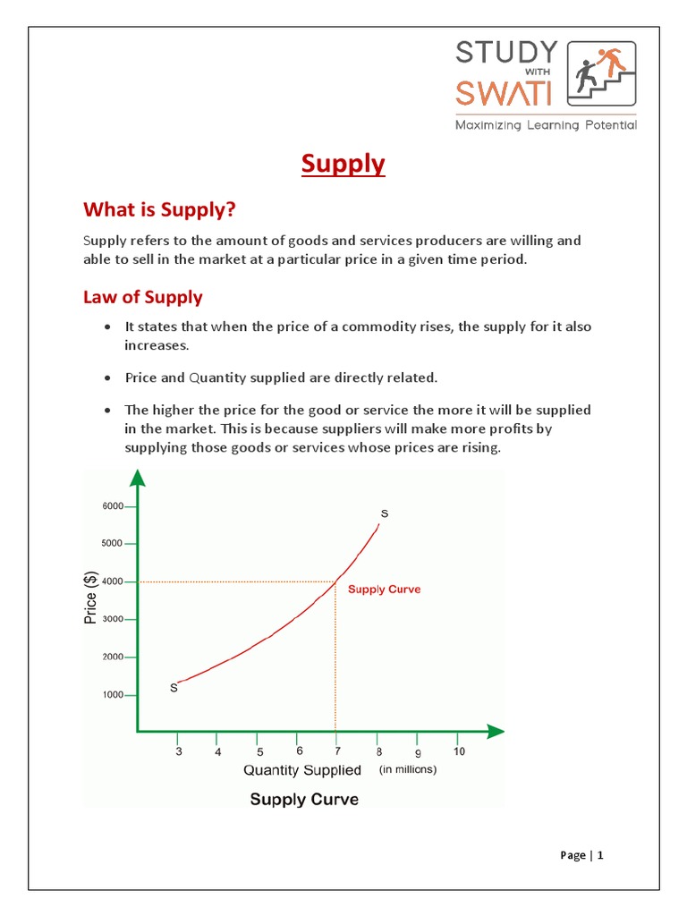 Chapter 8 Supply | PDF | Supply (Economics) | Subsidy