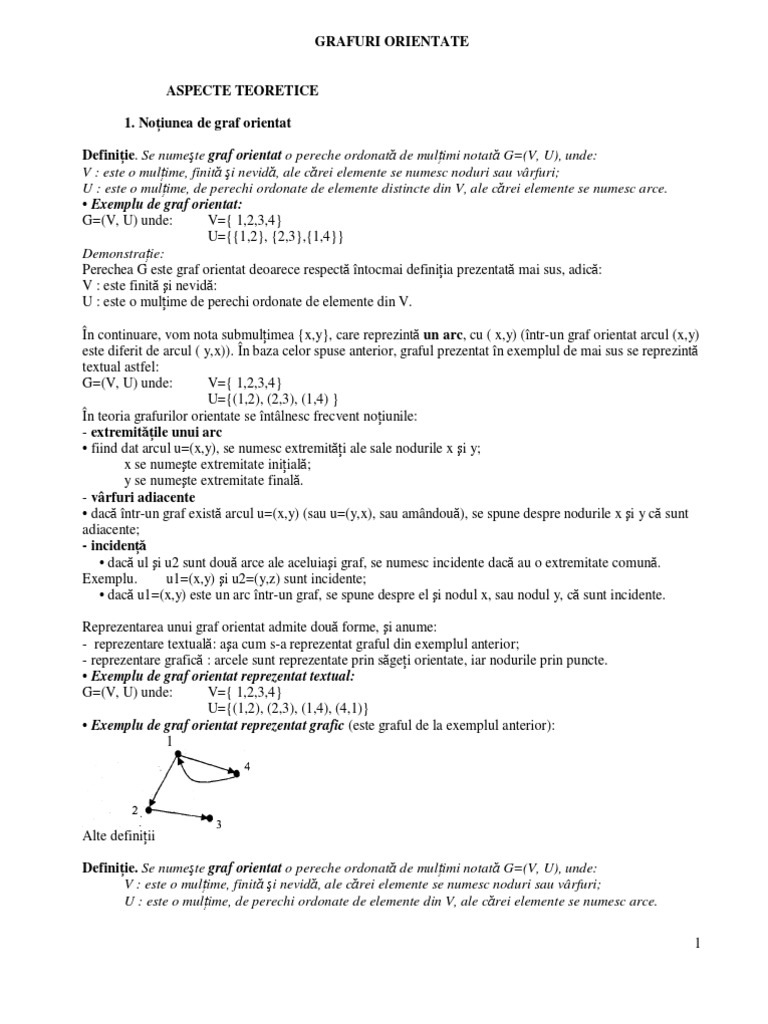 Grafuri Orientate | PDF