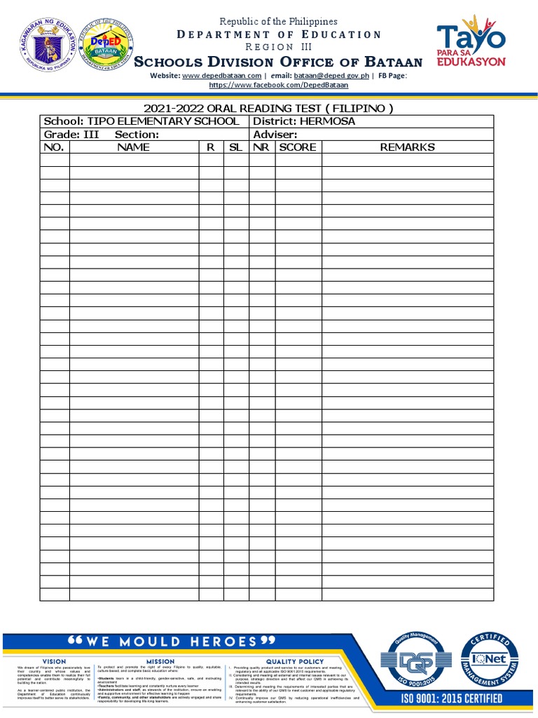 Template For Ort 2020 | PDF