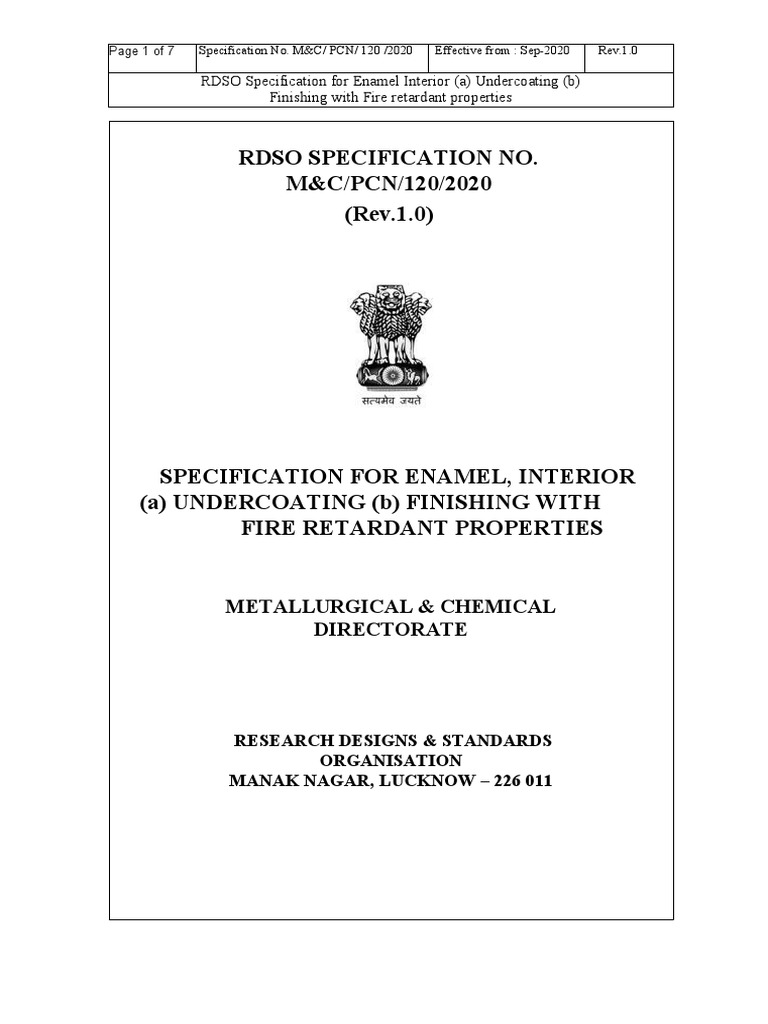 Sp-120-2020 - Final Issue | PDF | Vitreous Enamel | Chemical Substances