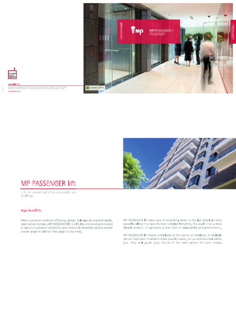 MP - Catalogue Ascenseurs | PDF