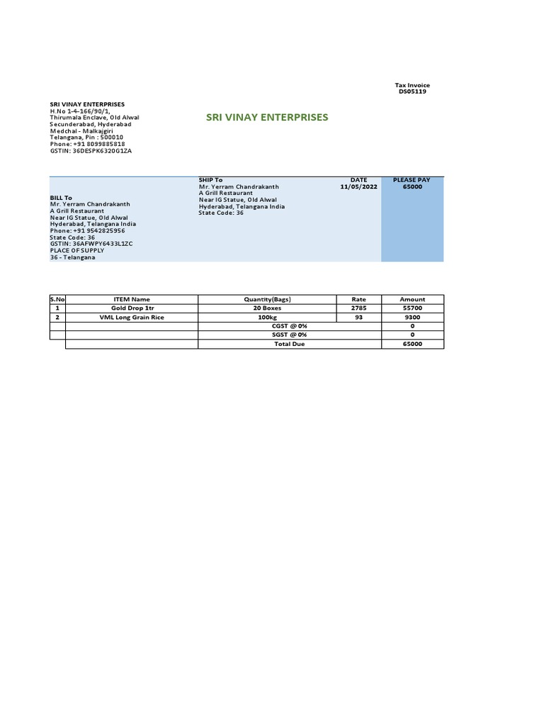 Vinay Enterprises | PDF