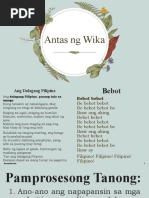 Script NG Maikling Dula (Iba't Ibang Antas NG Wika) | PDF