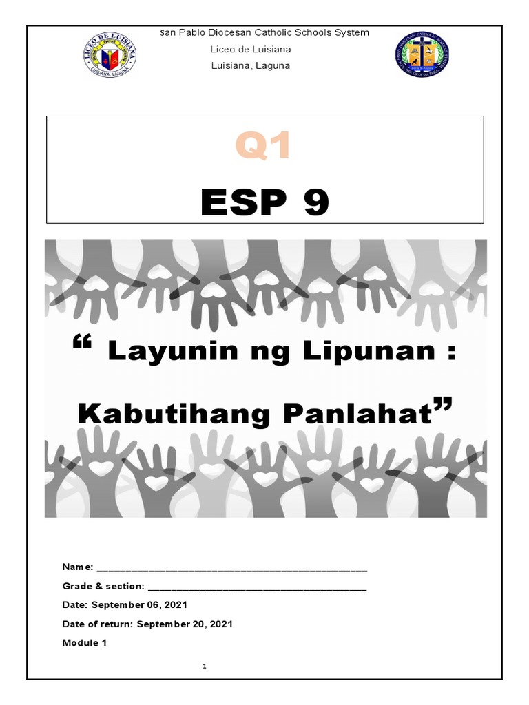 9 Esp Q! - Module 1 | PDF