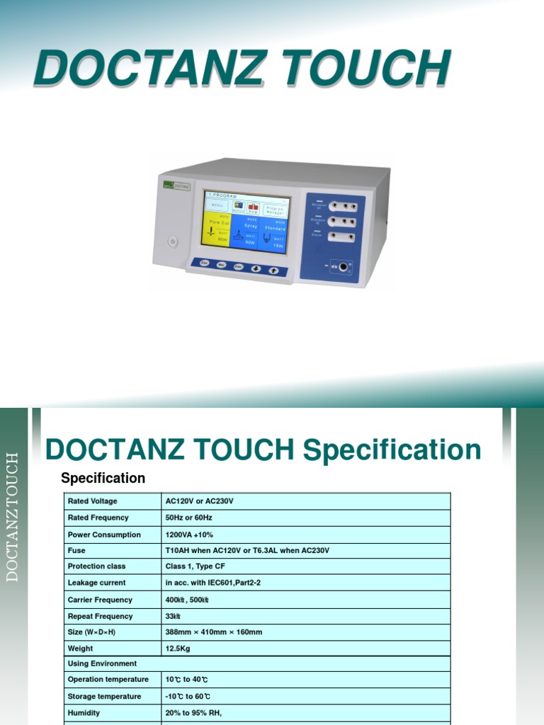 TOUCH | PDF | Electrical Engineering | Electricity