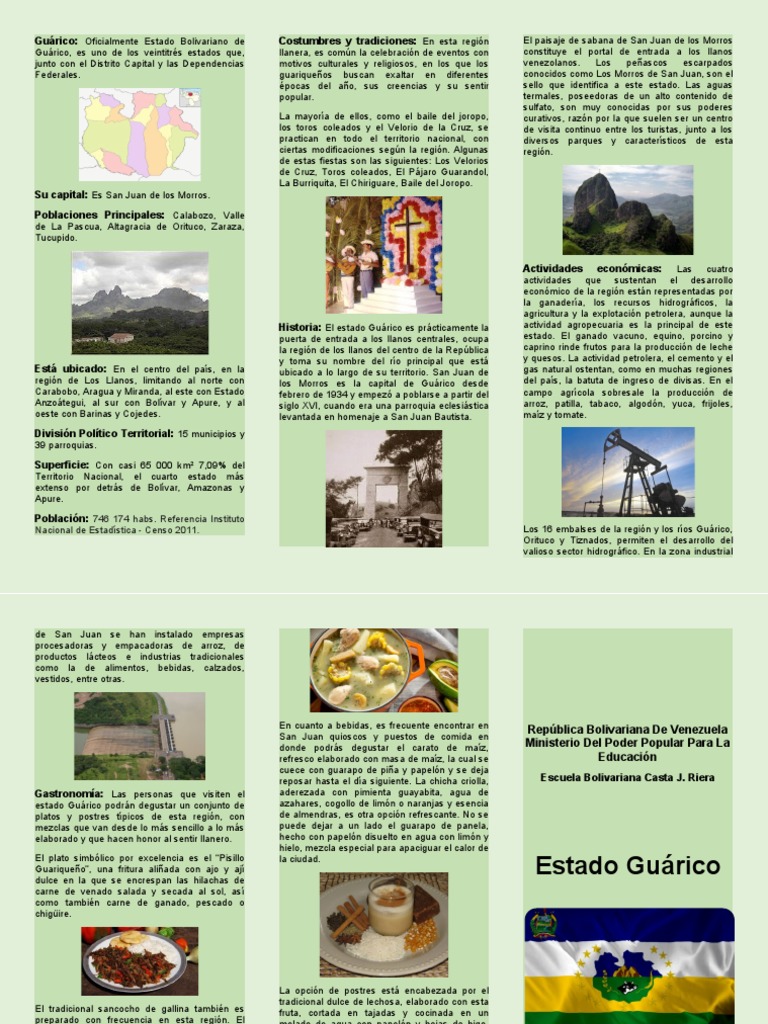 Costumbres y Gastronomía de Guárico | PDF | Cocina de las Americas ...
