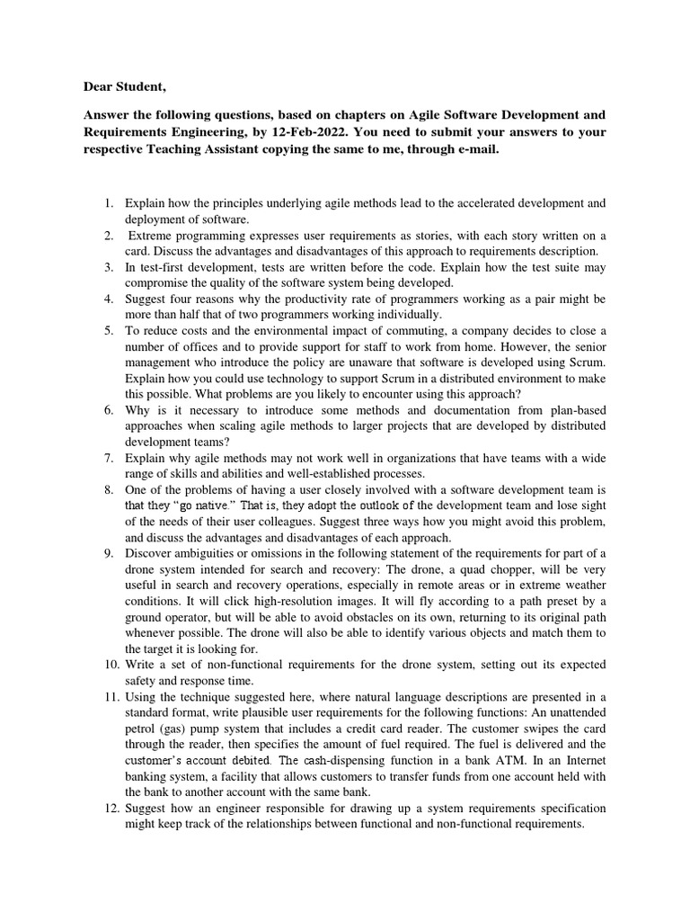 Chapter 3 To 4 | PDF | Agile Software Development | Computing