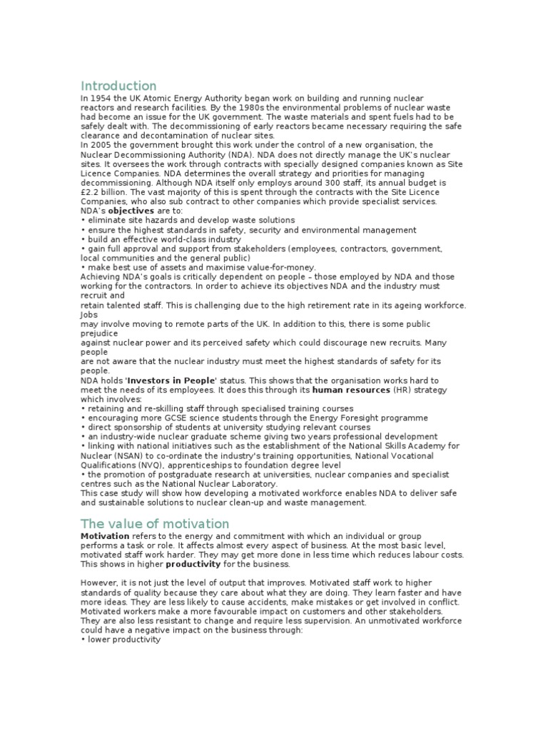 Assignment | PDF | Motivation | Motivational