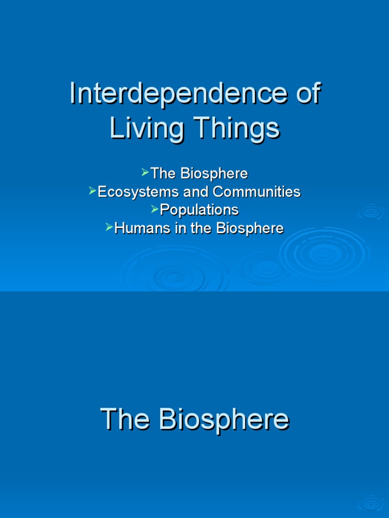 Ecology and Interdependence in Ecosystems | PDF | Ecosystem | Food Web