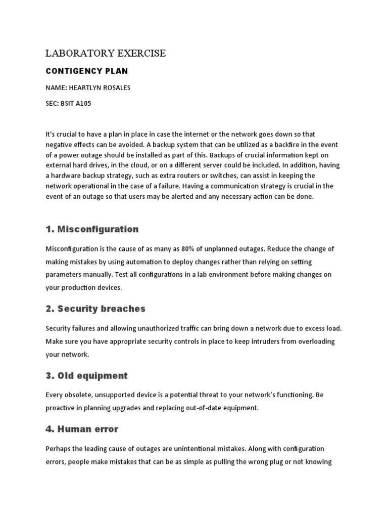 Rosales - A105 - Itc - Laboratory Exercise | PDF | Computer Network | Computing