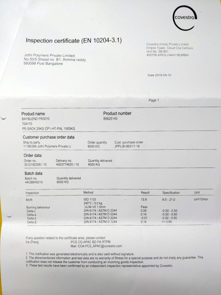 Bayblend FR3010 RMTC | PDF