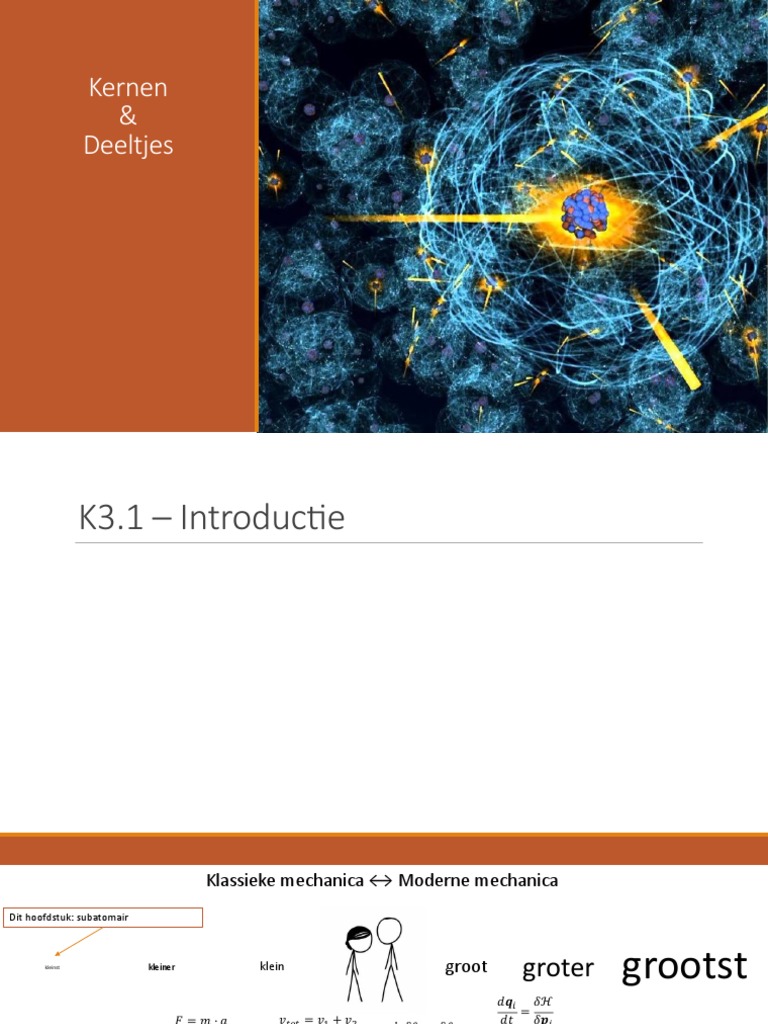 K3.1 - Introductie Natuurkunde | PDF