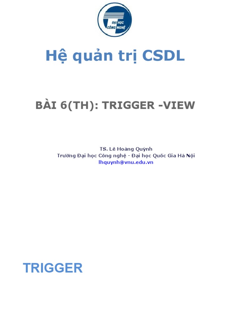 06 Trigger View TH | PDF