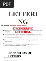 Engineering Lettering Practice Plates | PDF