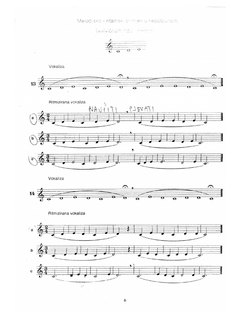 Solfeggio 1 | PDF