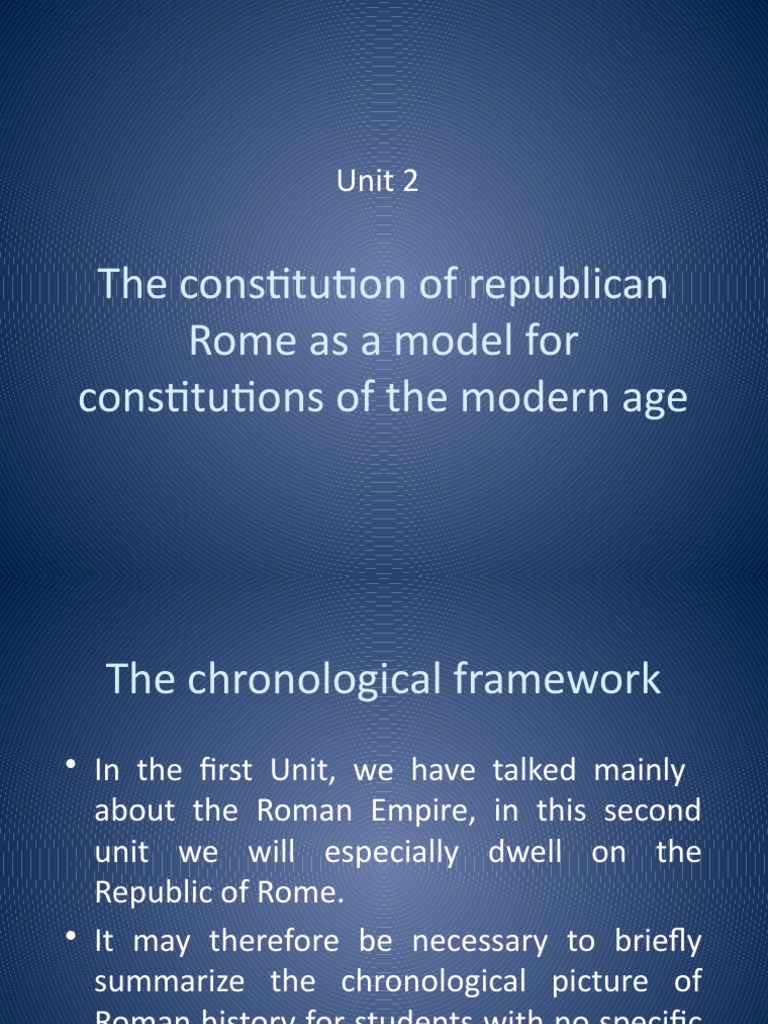 02.republican Constitution | PDF | Roman Republic | Greco Roman World