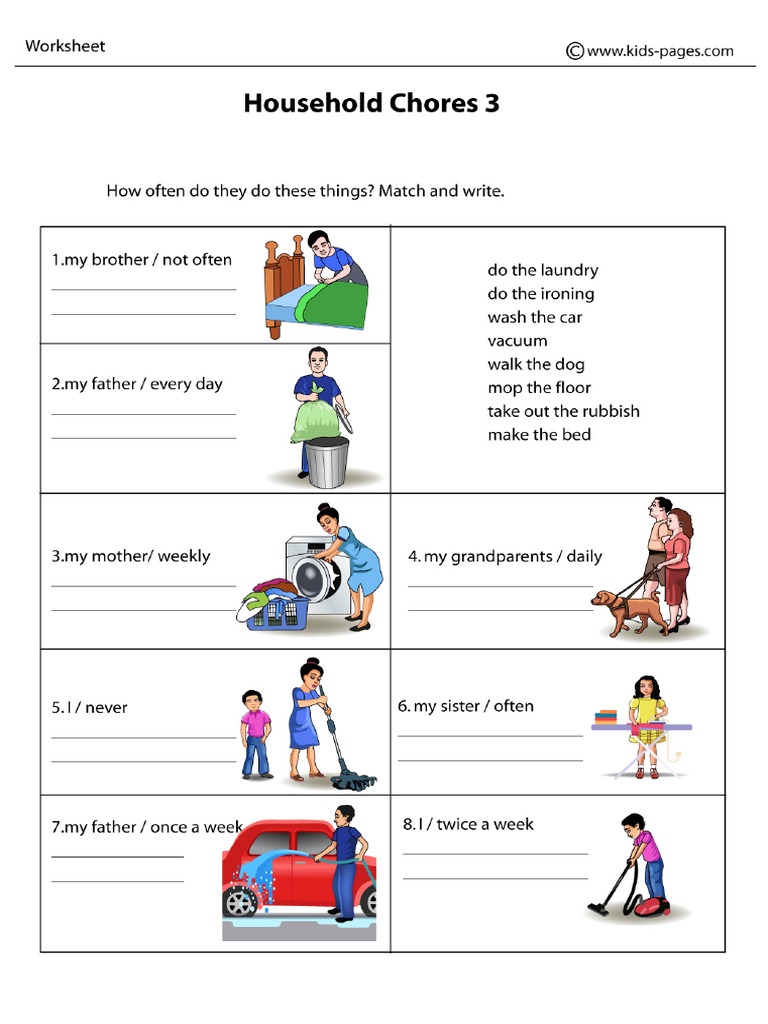 Household Chores 3 | PDF