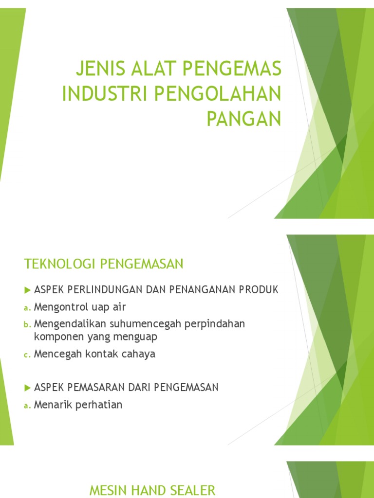05 Alat Pengemasan | PDF | Bisnis | Griya & Taman