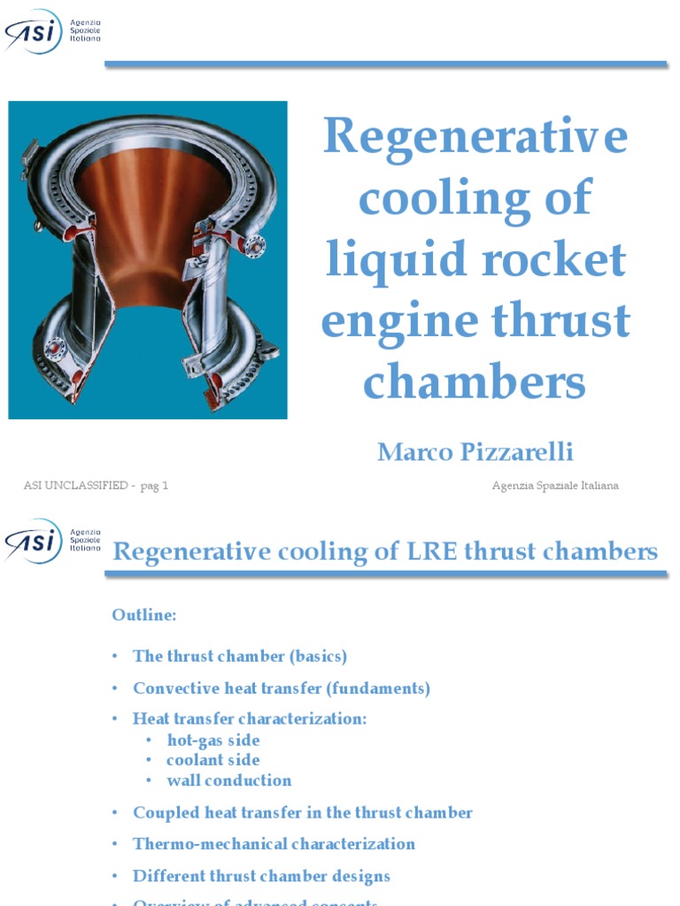 Regenerative Cooling of Liquid Rocket Engine Thrust Chambers | PDF | Rocket Engine | Heat Transfer