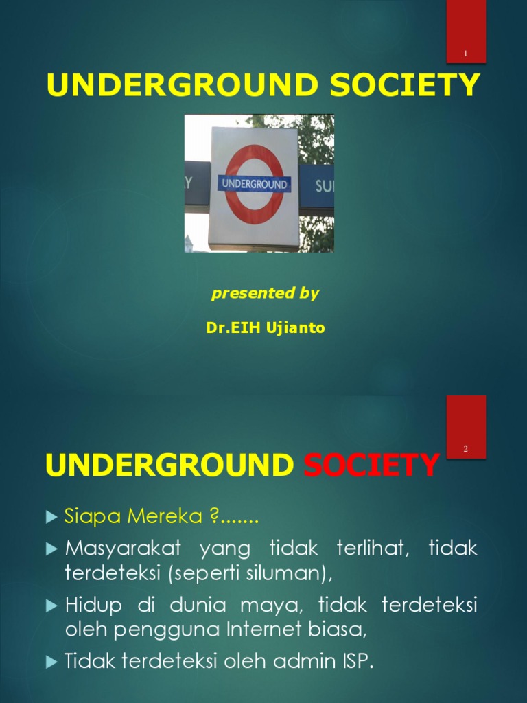 04 00 Underground Society 2022 | PDF
