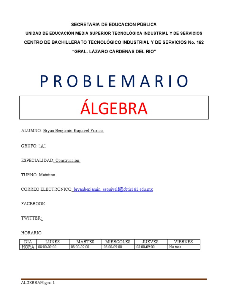 Tarea Algebra.. | Descargar gratis PDF | Análisis matemático | Análisis numérico