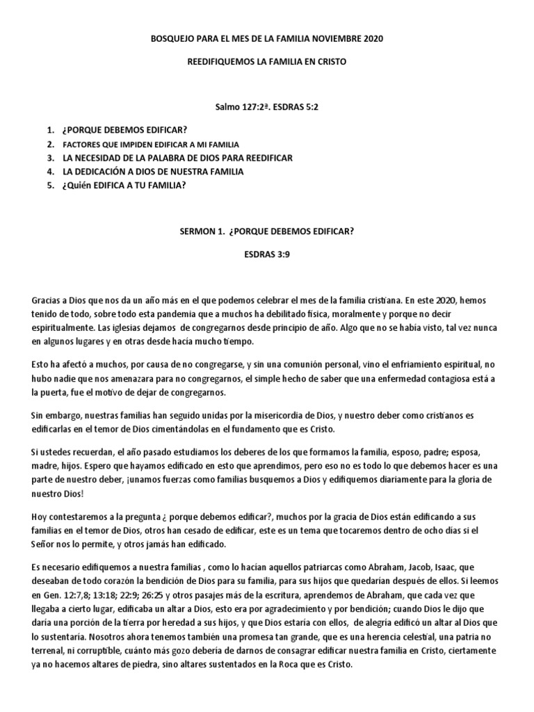 Edificando Familias en Cristo | PDF | Dios | Abrahán