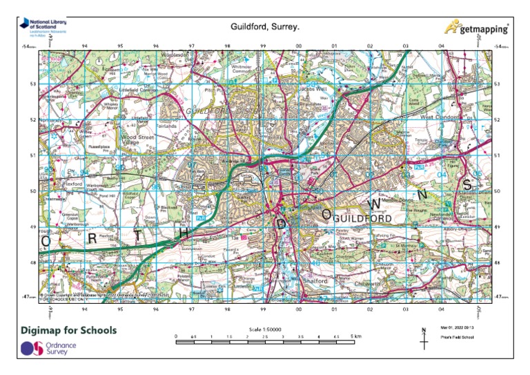 Digi Map of Guildford | PDF