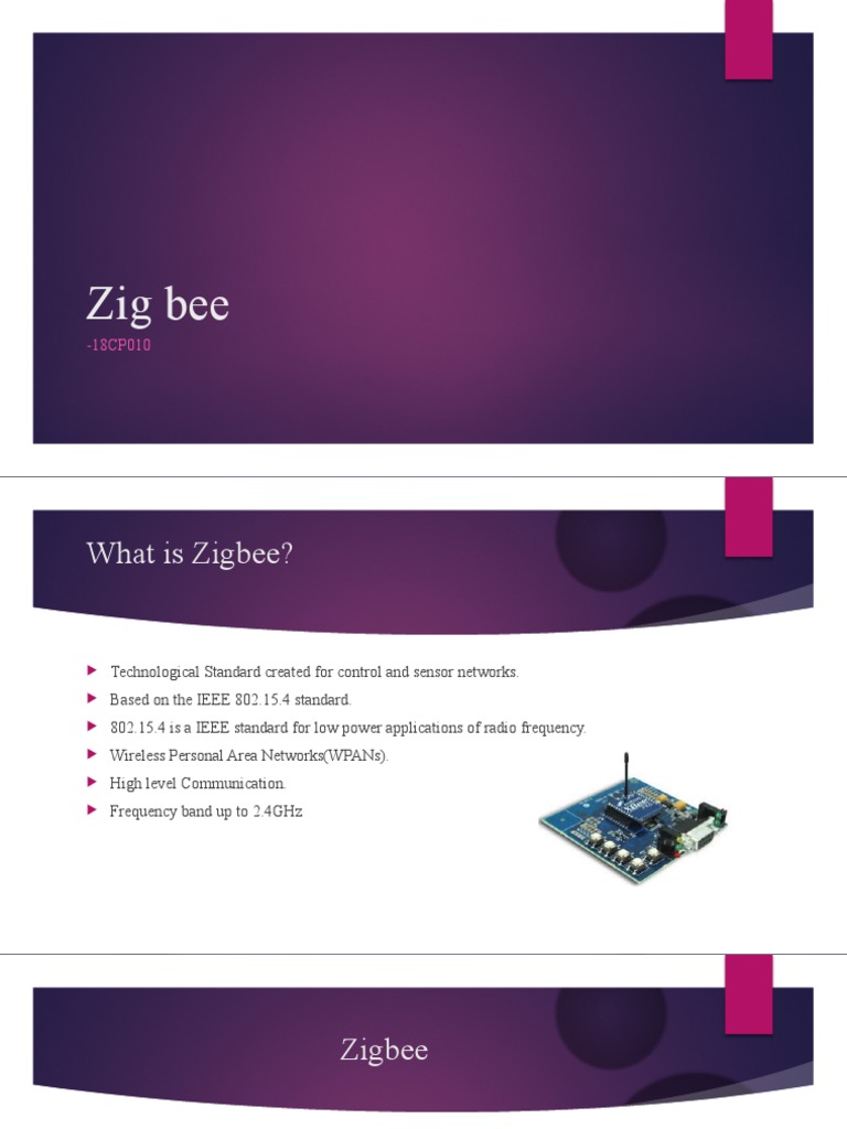 Zig Bee | PDF | Network Topology | Electronics