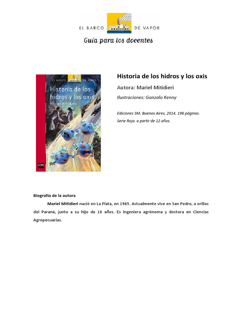Leyendas de los hidros y oxis | PDF | Evolución | Agua