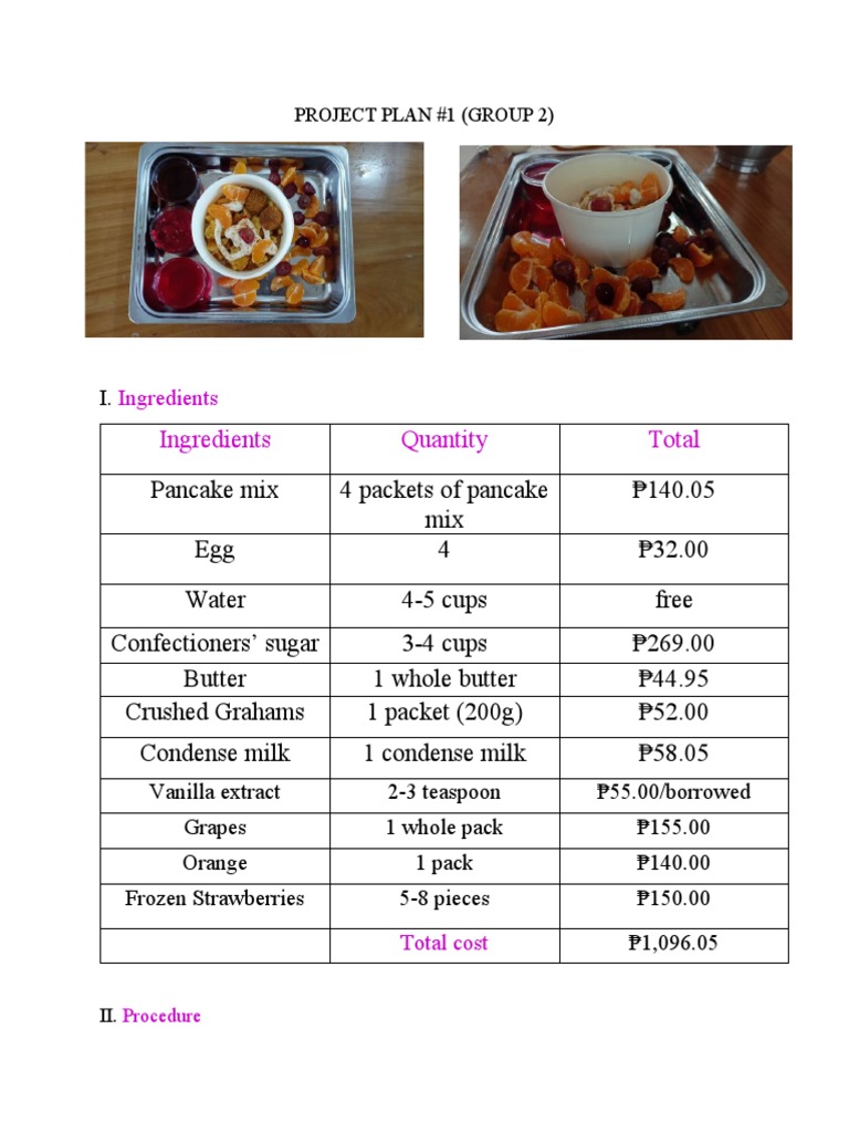 Project Plan (Tle) (Group 2) | PDF