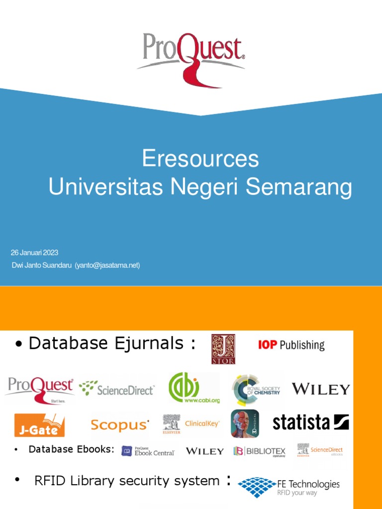Eresources Universitas Negeri Semarang Databases | PDF | Science | Engineering
