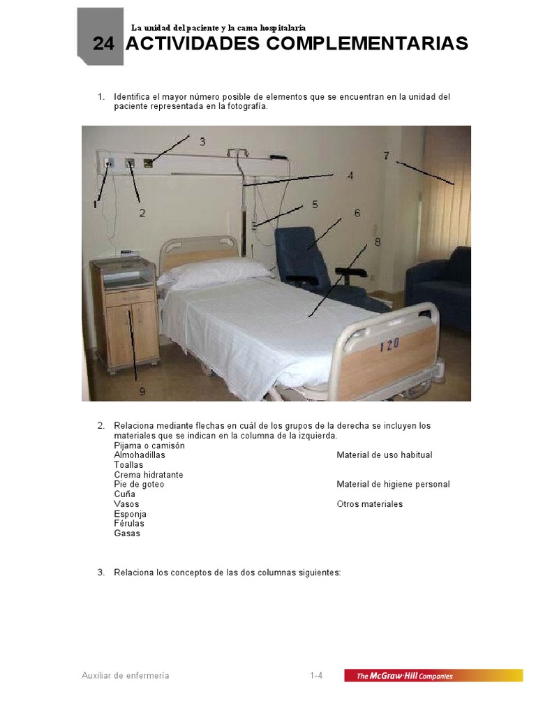 Unidad Del Paciente y La Cama Hospitalaria | PDF | Ciencias de la Salud ...