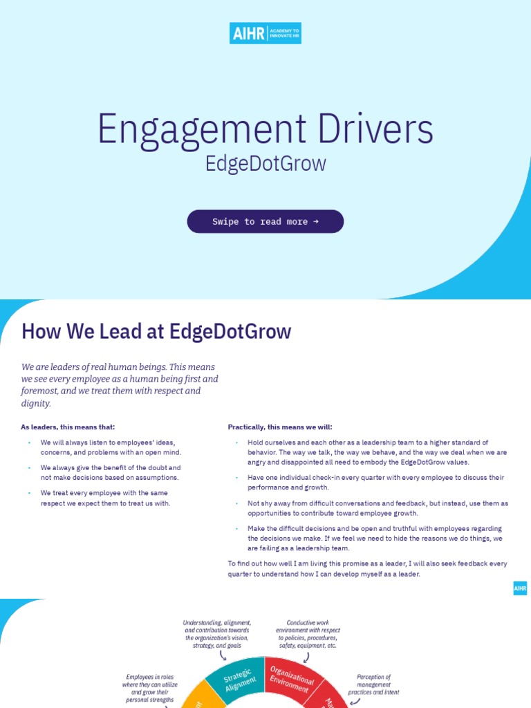 Engagement Drivers EdgeDotGrow - EMPLOYEE LIFECYCLE | PDF | Employment ...