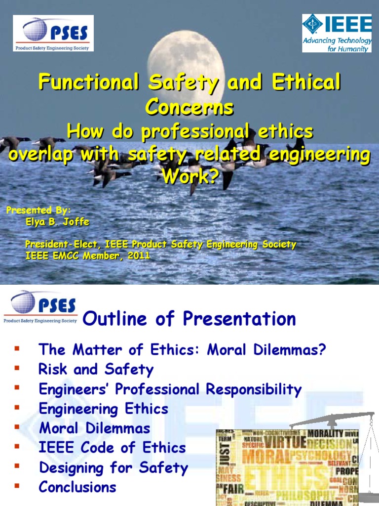 Functional Safety and Ethical Concerns | PDF | Safety | Risk