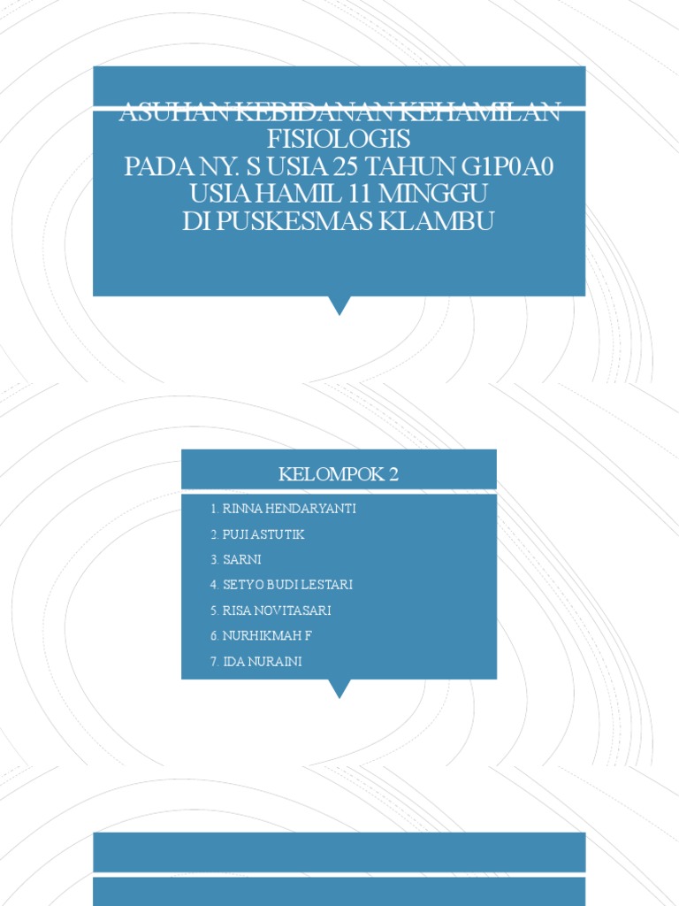 Seminar Kasus Kehamilan TM I | PDF