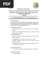 Proposal Lomba Panahan Bupati Kebumen | PDF