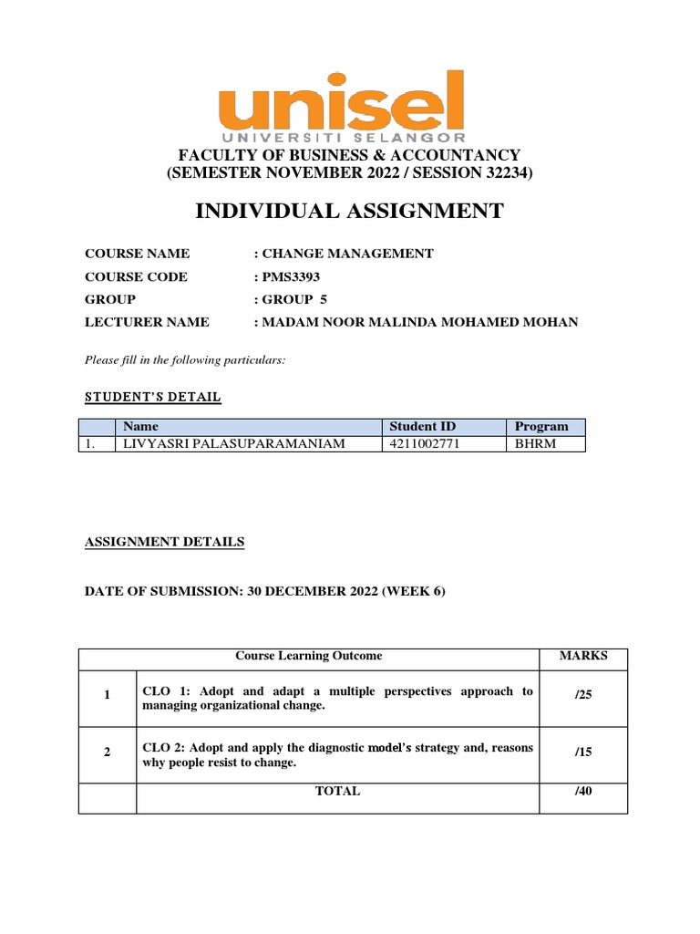 Assignment 1 | PDF | Business | Service Industries