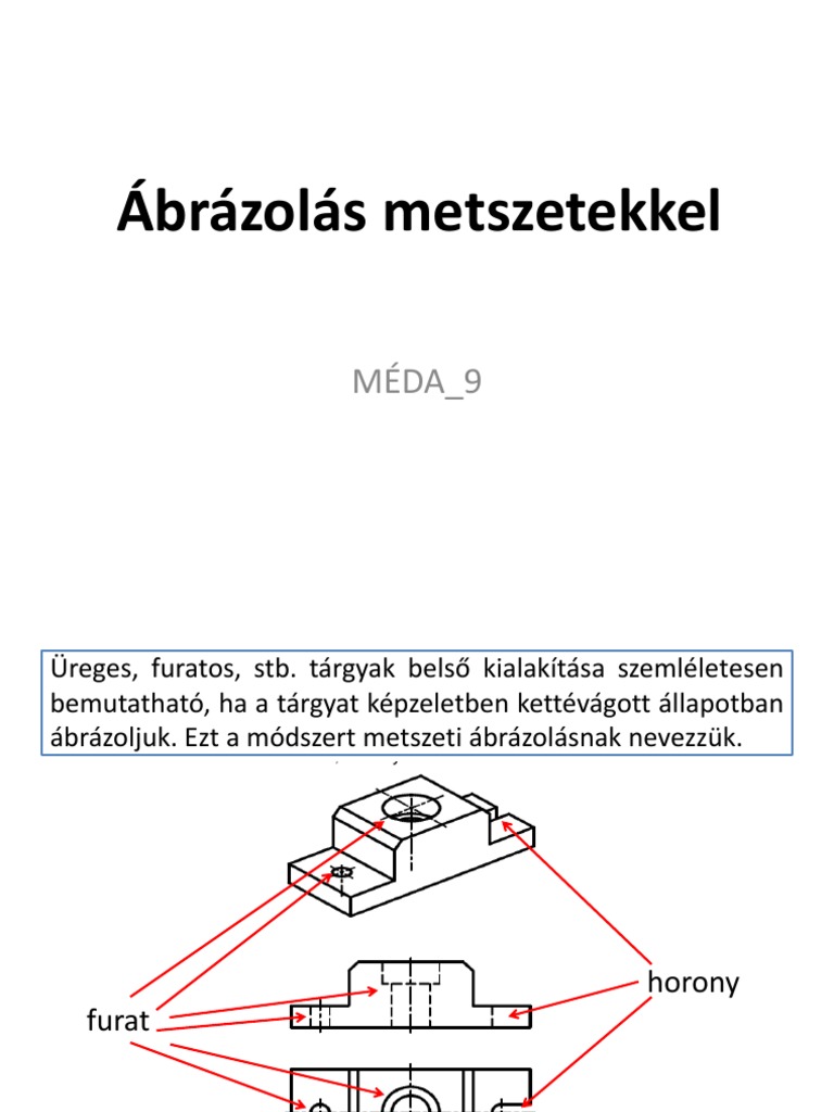 Tananyag Ábrázolás Metszetekkel - dszc-Vegyipari#696444#Tanulo#55070# ...