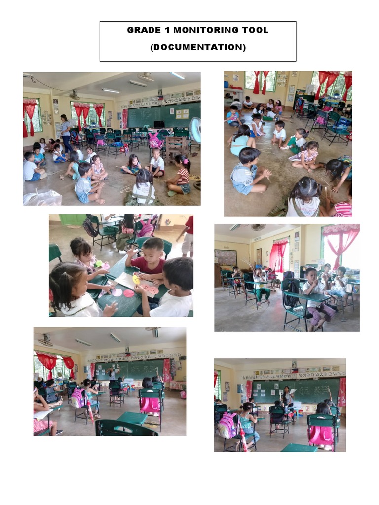 Grade 1 Monitoring Tool (Pictures) | PDF