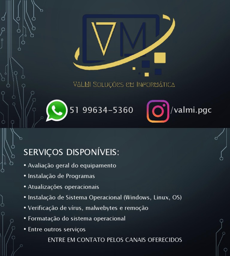 Logo Valmi Solucoes em Informatica | PDF Logo Valmi Solucoes em Informatica | PDF