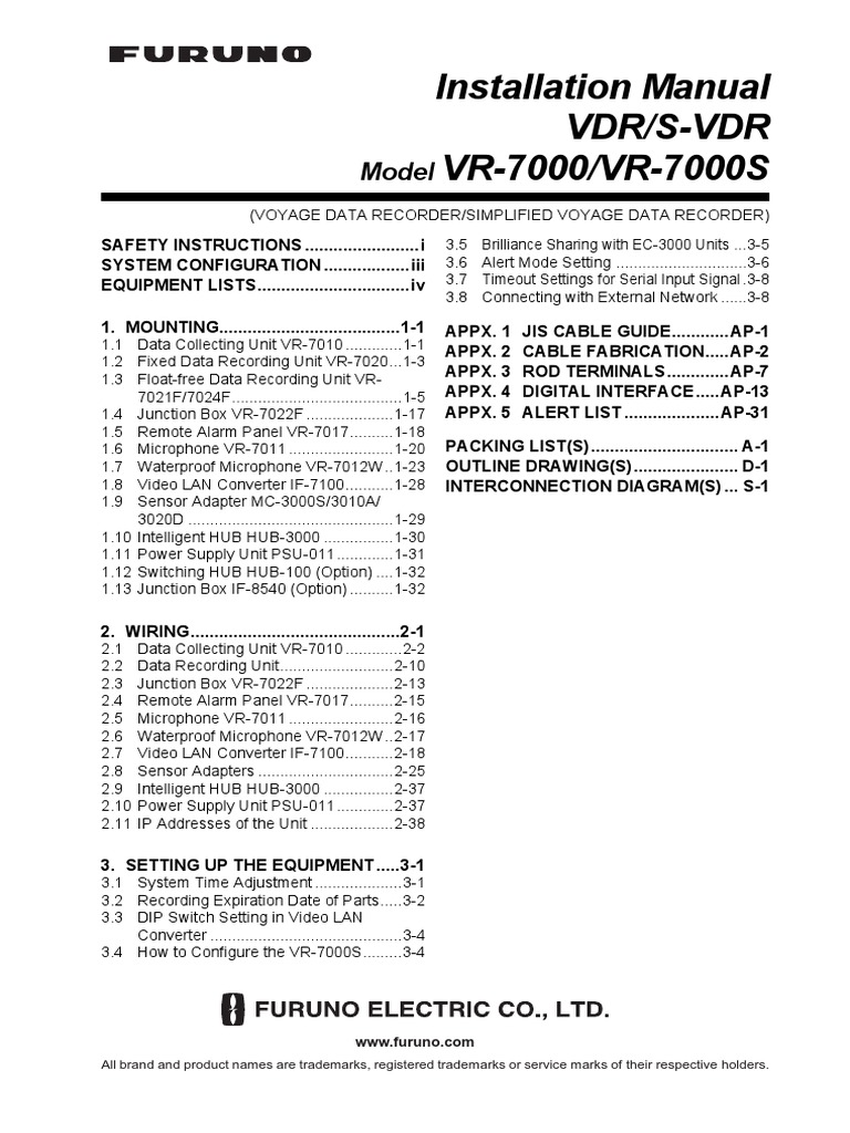 Vr7000 Installation Manual | PDF | Microphone | Power Supply