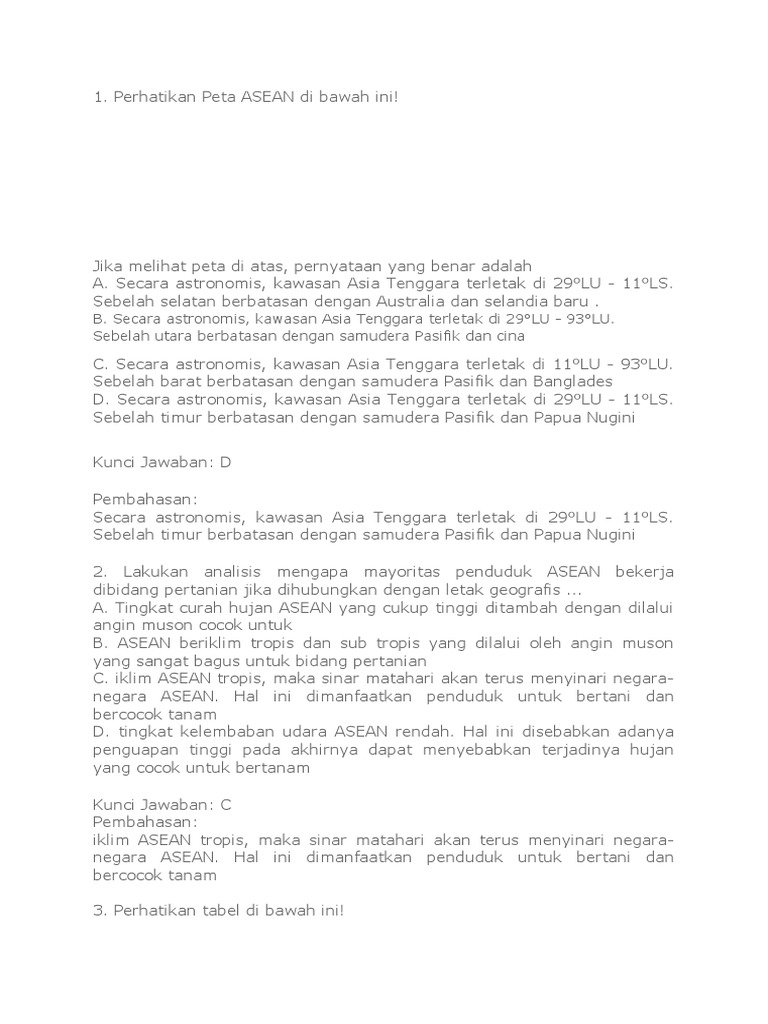 Soal IPS Kelas 8 | PDF