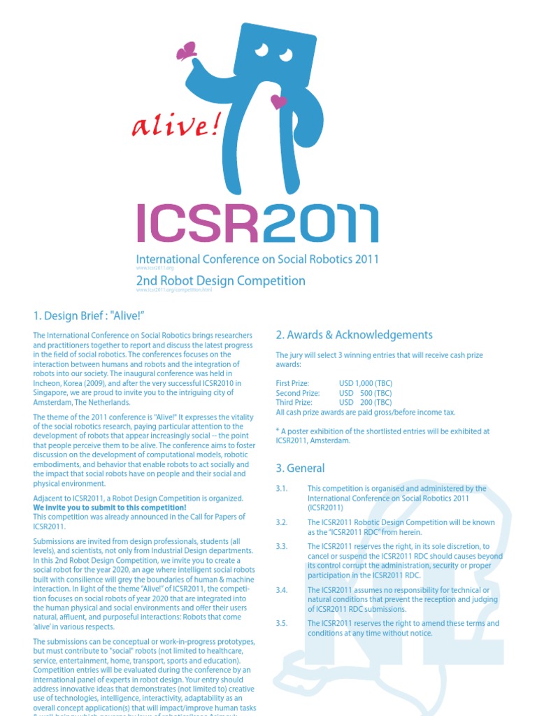 Robot Design Competition V5 | PDF | Robot | Robotics