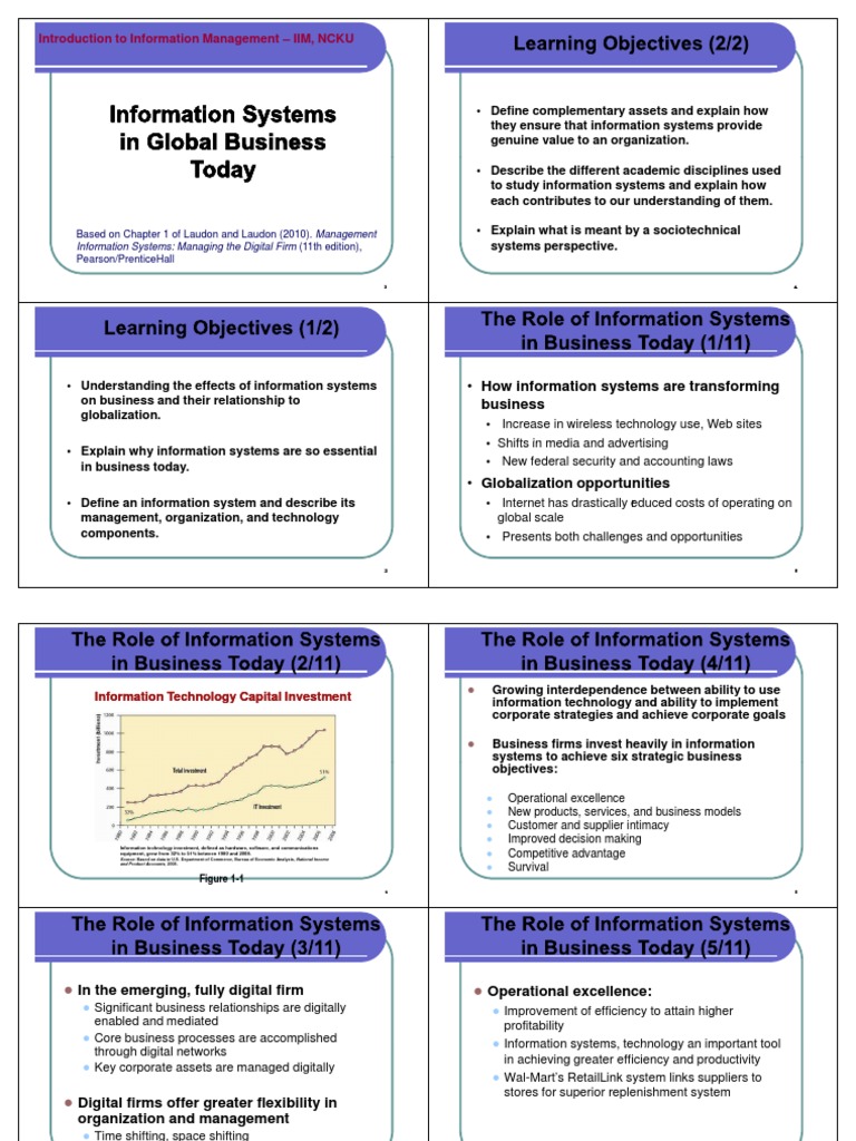 Introduction To Information Management I | PDF | Information System | Information