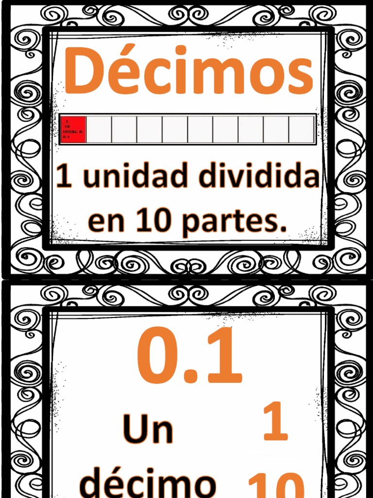 Referentes Decimos Centesimos Milesimos - PDF Version 1 | PDF