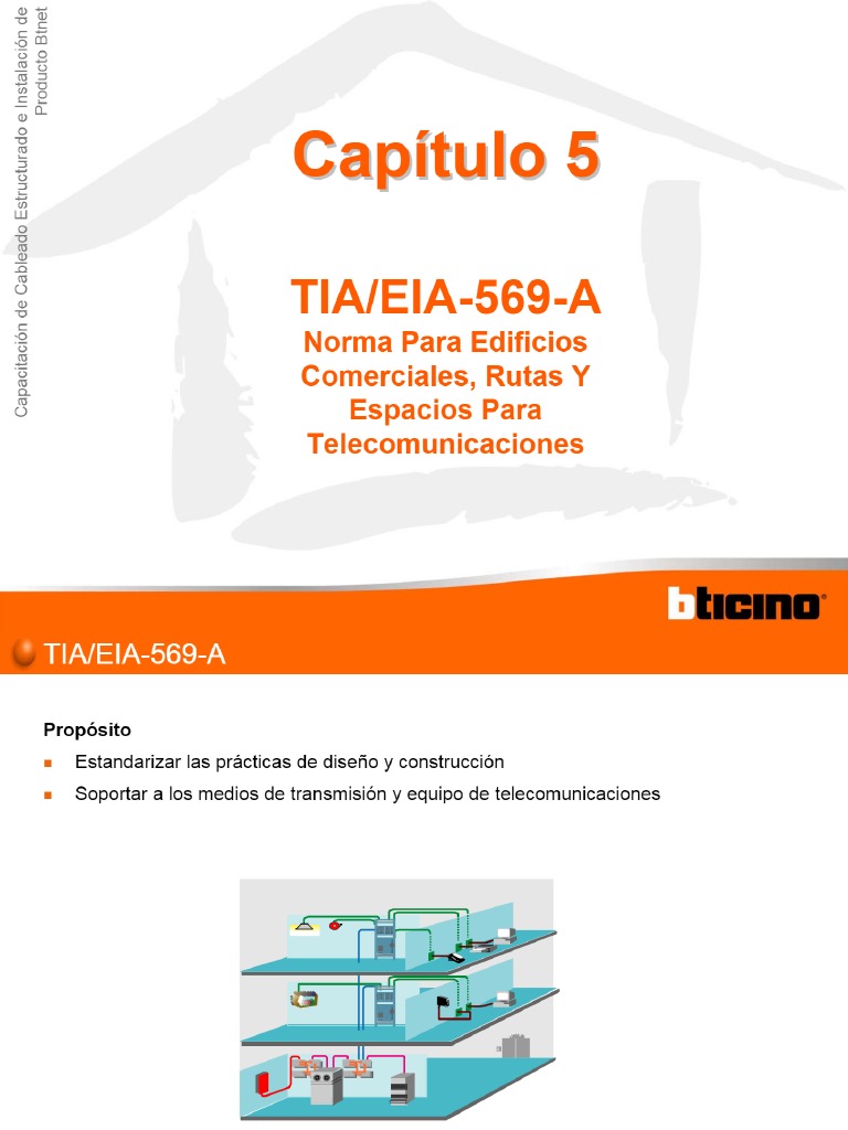 TIA - EIA-569-A Norma para Edificios Comerciales, Rutas Y Espacios para ...