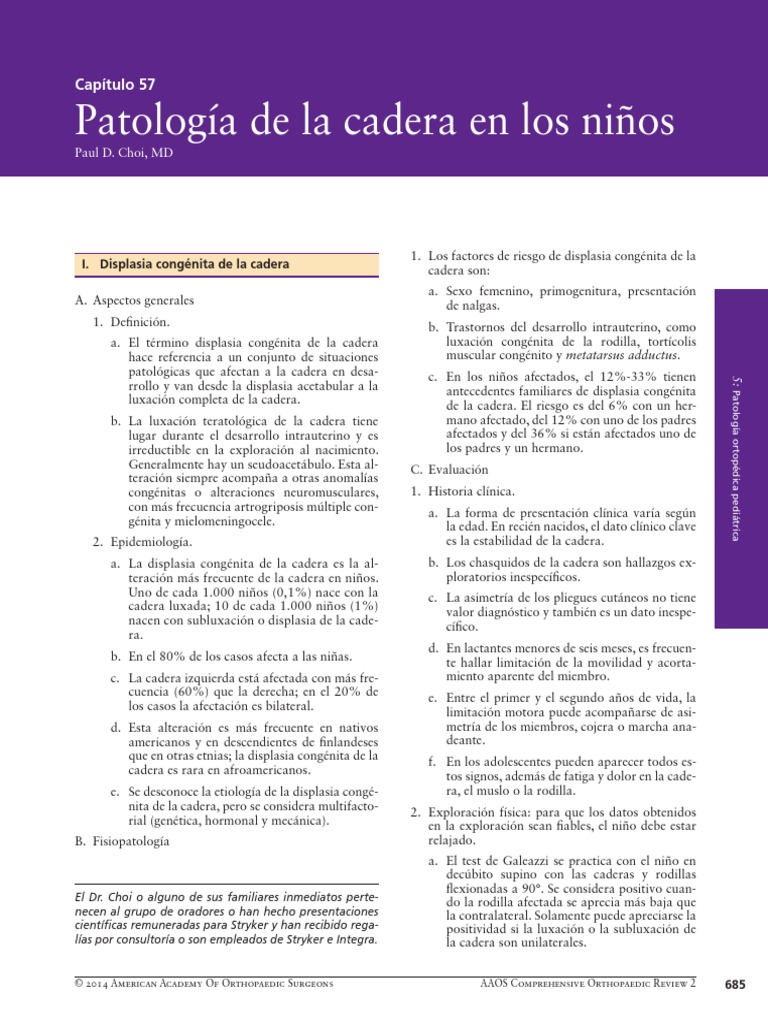 AAOS Cap 57 | PDF | Pelvis | Rodilla