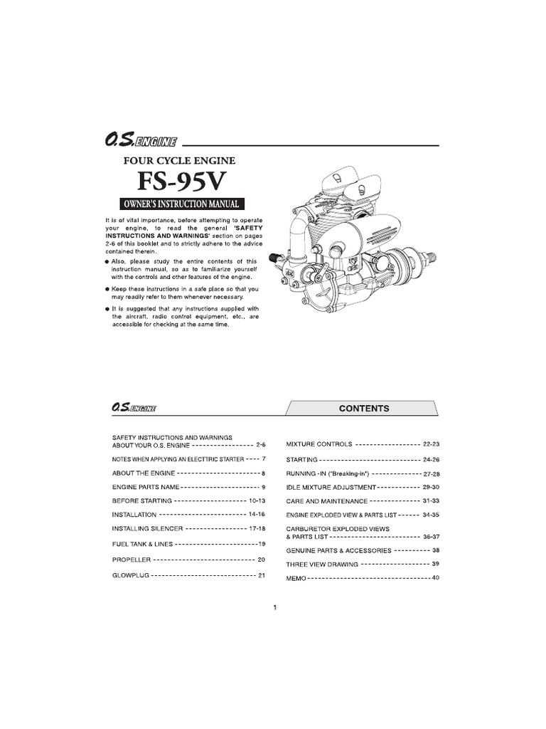 Manual Os 95V | PDF