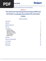 Guide To RRL | PDF | Apa Style | Citation