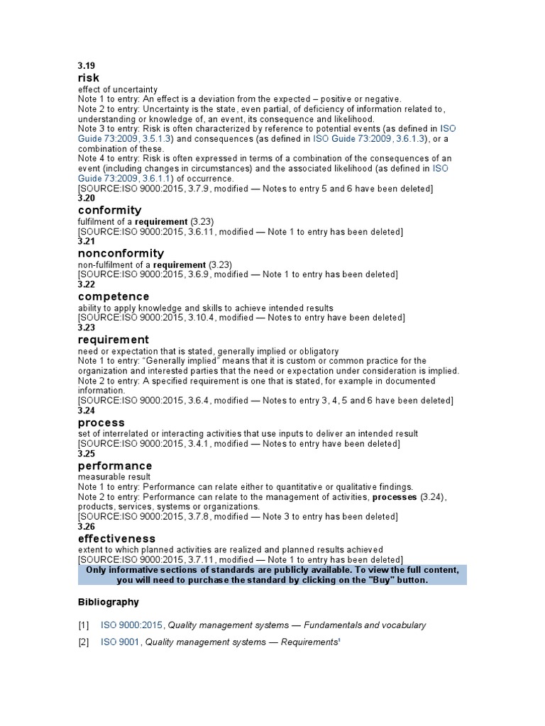 ISO Guide 73:2009, 3.5.1.3 ISO Guide 73:2009, 3.6.1.3 ISO Guide 73:2009, 3.6.1.1 | PDF | Risk ...